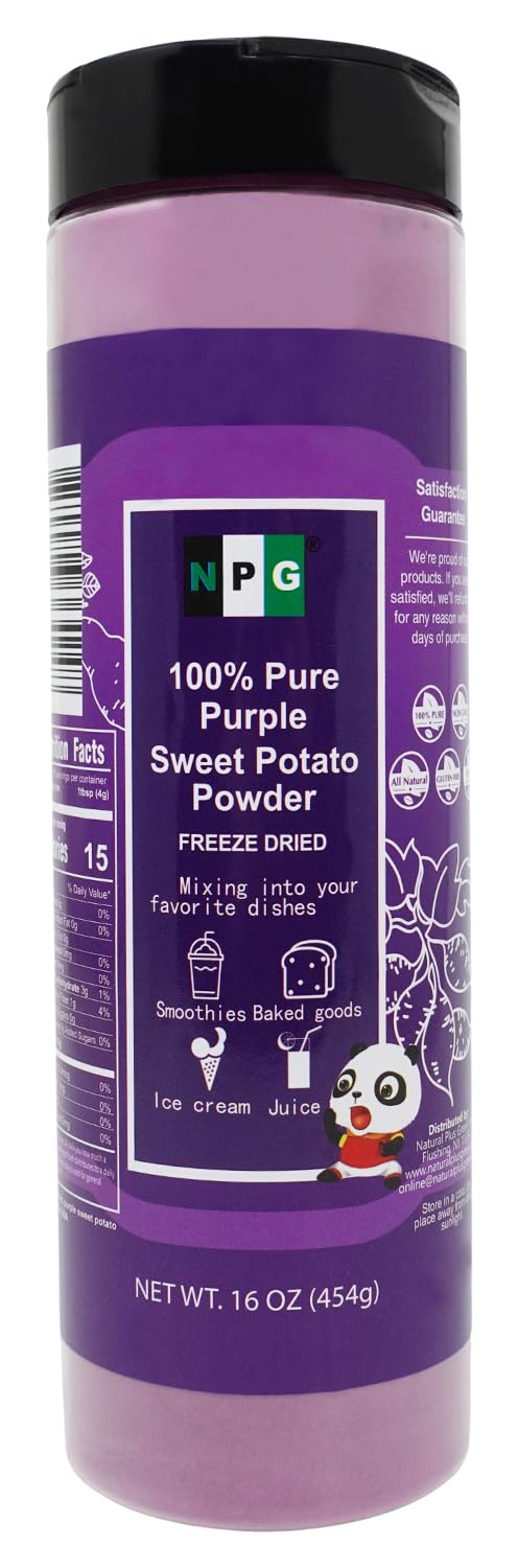 Amazon.com : NPG 100% Pure Purple Sweet Potato Powder (Purple Yam Ube ...
