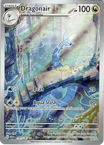 Amazon.com: Pokemon - Dragonair 181/165 - Pokemon 151 -Illustraion Rare ...
