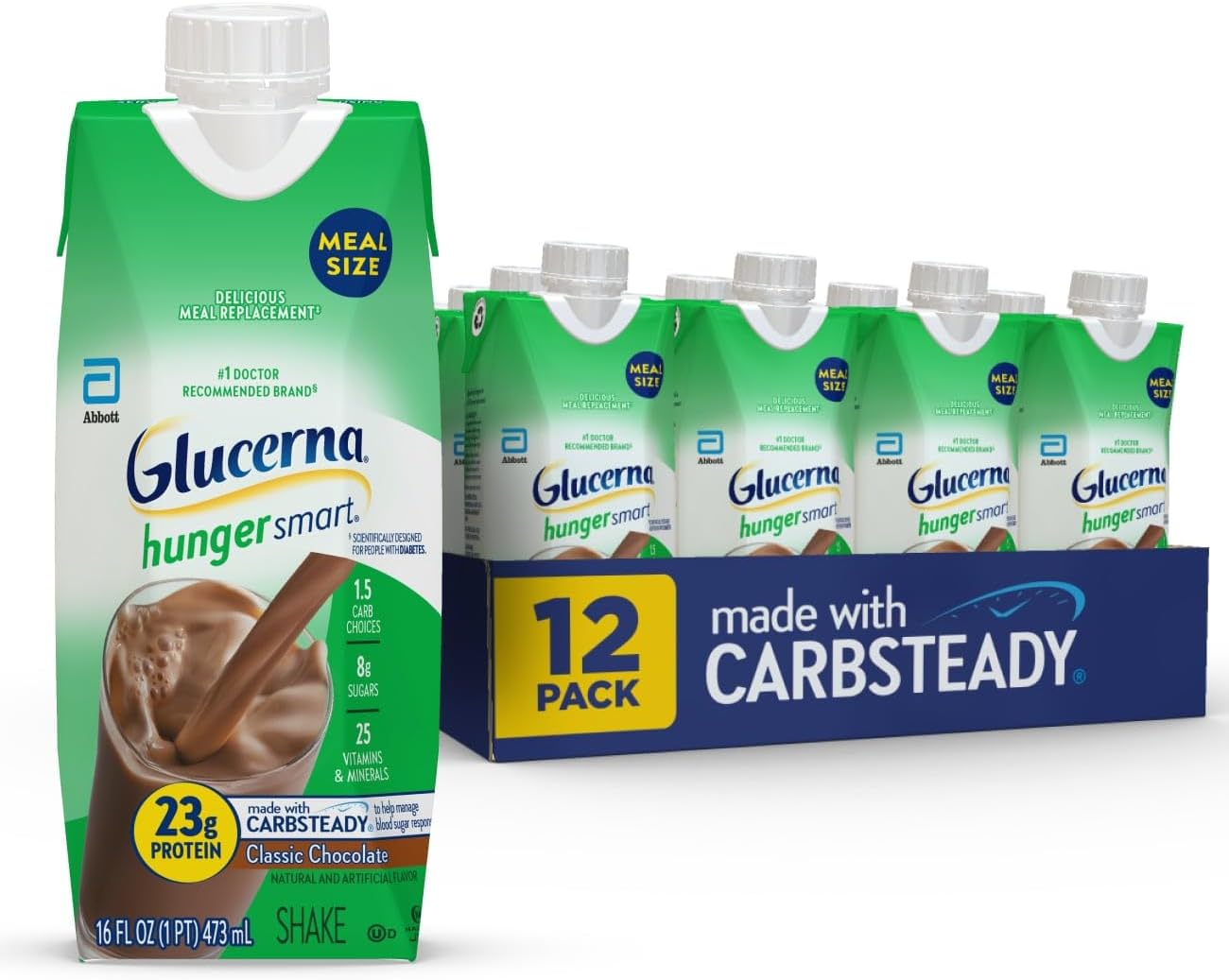 Amazon.com: Enterex Diabetic Nutritional Shake - 12g of Protein, Low ...