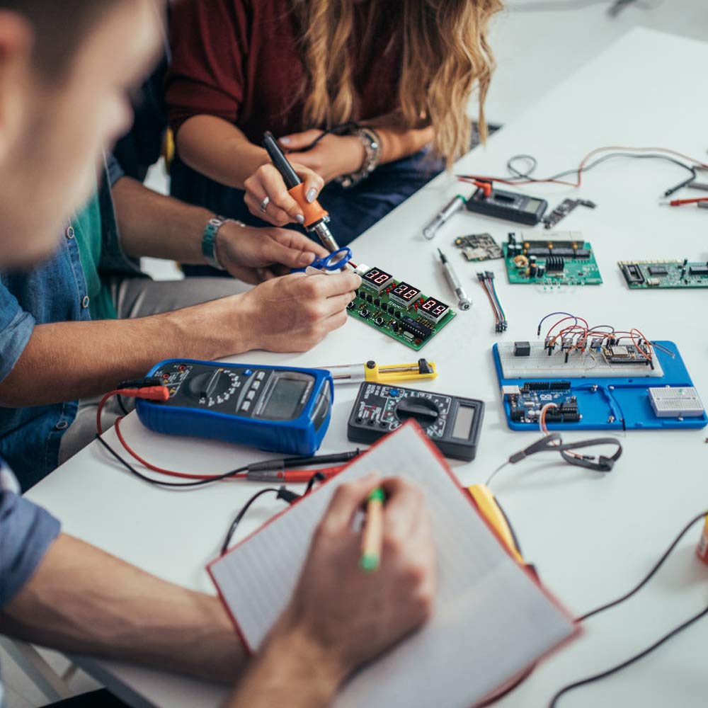 Snapklik.com : Soldering Project Clock, Icstation 6-Bit Digital Clock ...