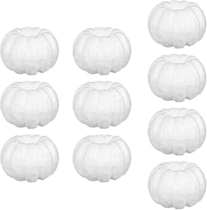 F Fityle 10x Foam Pumpkins Arts and Craft Carving Painting, Handmade ...