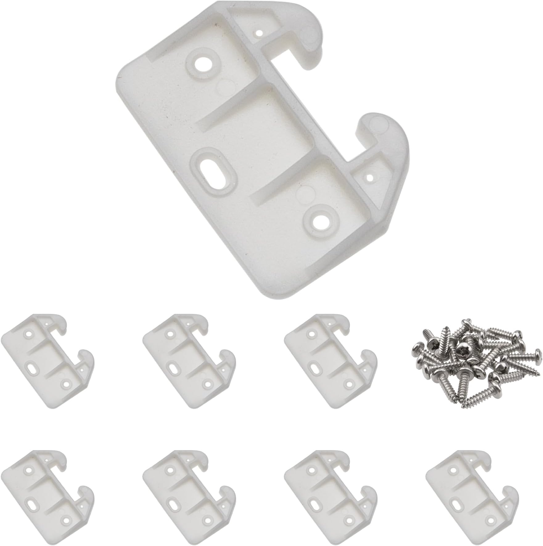 Rrina 8Pcs Plastic Drawer Guides Drawer Track Guides Drawer Rail for ...