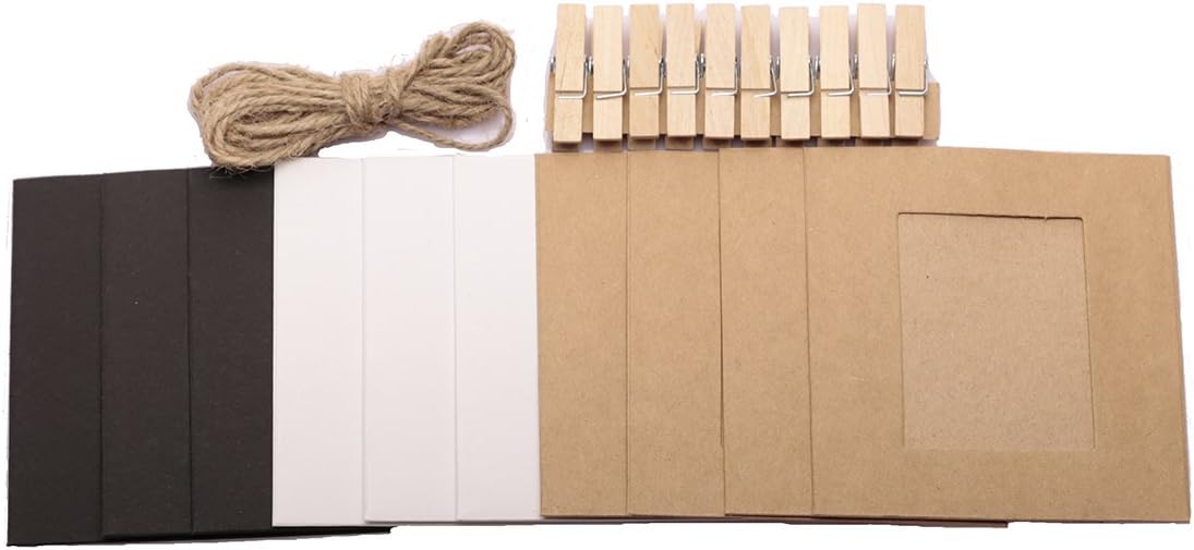 Amazon.com - Wall Deco DIY Creative Mini Paper Photo Frame with Mini ...