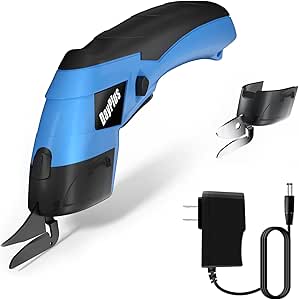 3.6V Cordless Electric Power Scissors for Cutting Fabric, Paper ...