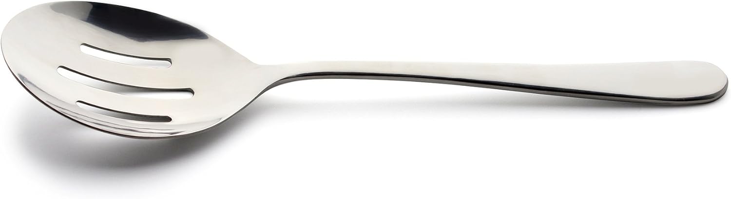 Grunwerg Windsor Carded Strain & Serving Spoon, Stainless Steel, Mirror ...