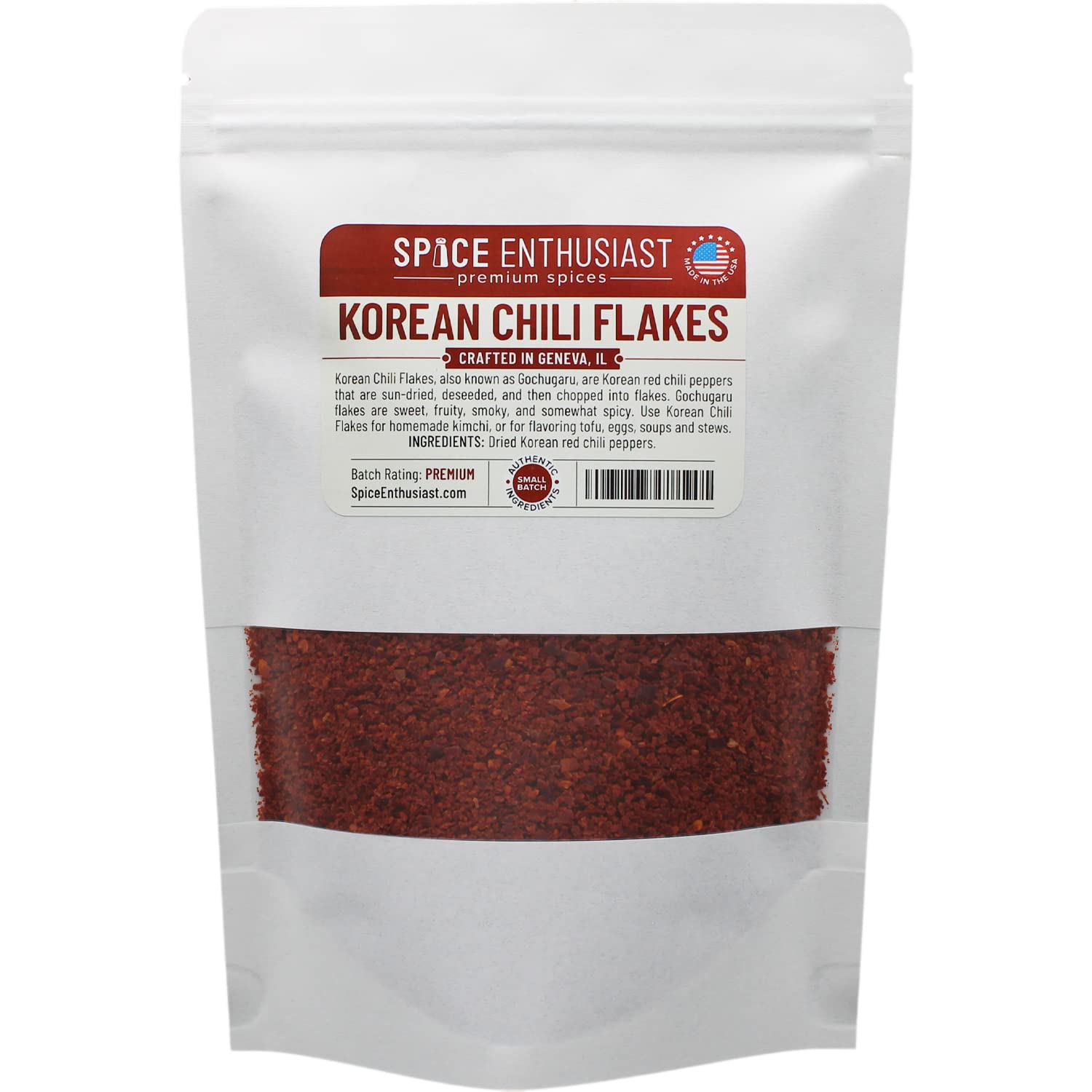 Amazon.com : Spice Enthusiast Korean Chili Flakes - 4 oz : Grocery ...