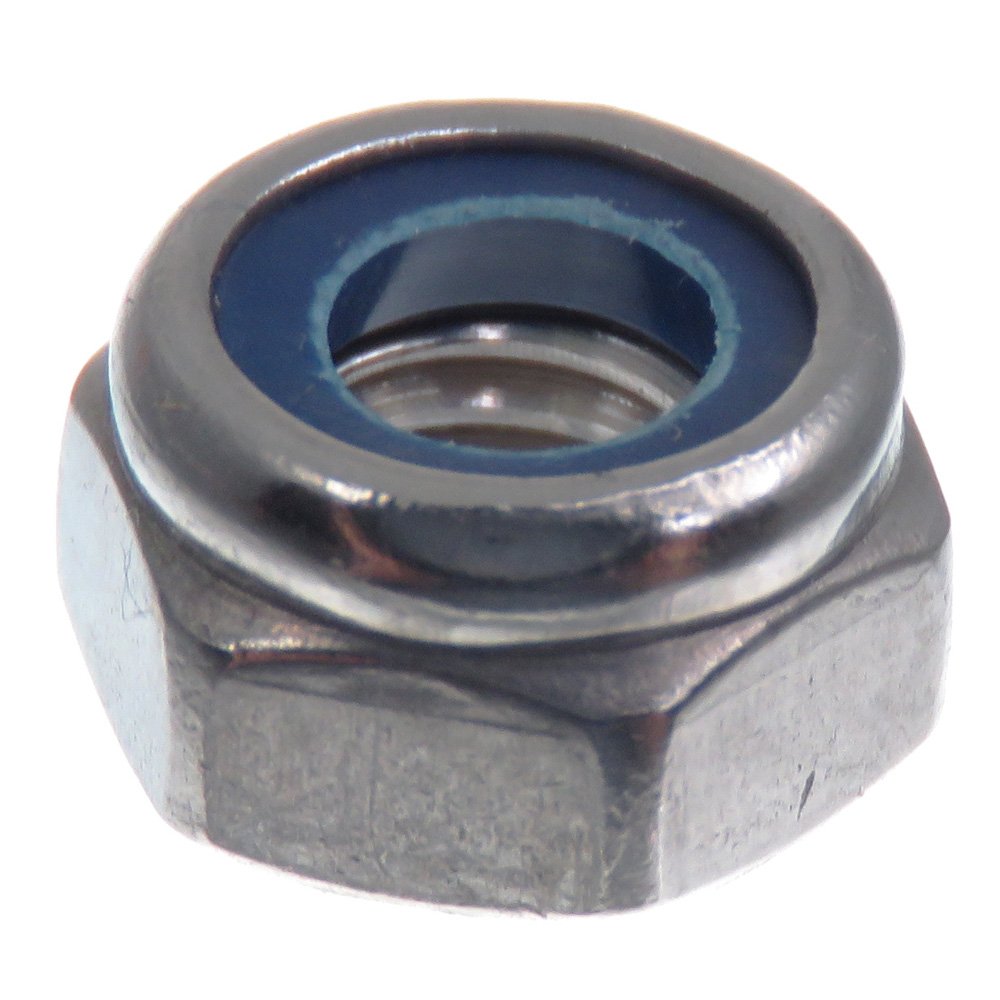 SECCARO Lock nut M6, Stainless Steel V2A VA A2, DIN 985 / ISO 10511 ...