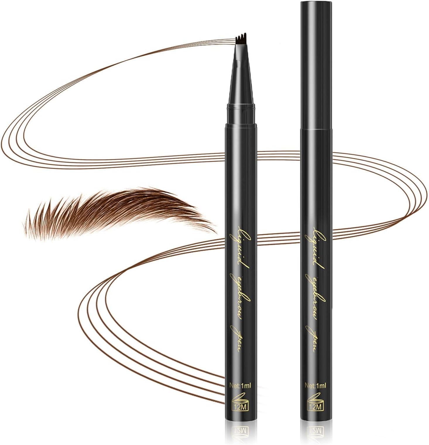 Amazon.com : Eyebrow Pencil Microblade Eyebrow Pen - Liquid Brow Pencil ...
