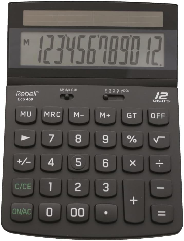 Rebell RE-PDC10 WB Calculator : Amazon.co.uk: Home & Kitchen