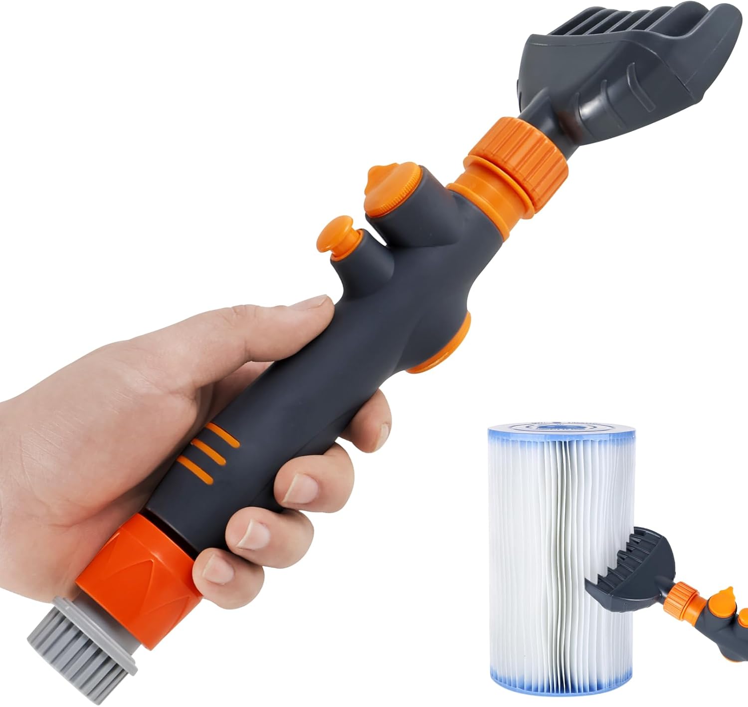 Amazon.com : LYDODOKA Swimming Pool Filter Cartridge Cleaner, Handheld ...