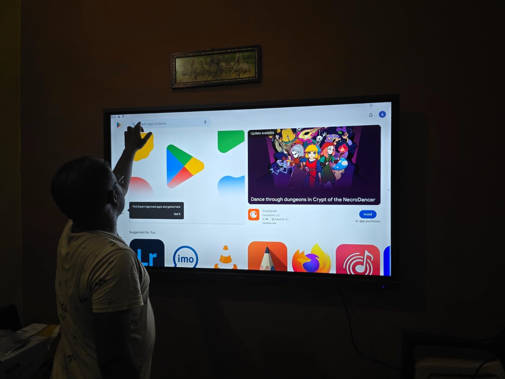 V Vutec Interactive Flat Panel | 8 GB RAM 256 GB ROM | Android 14 | USB ...