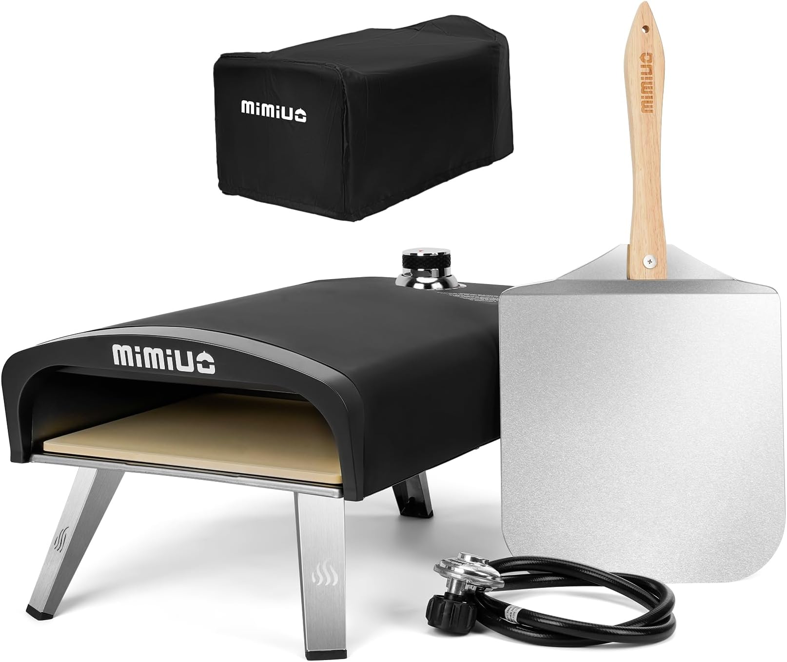 Amazon.com: BIG HORN OUTDOORS Gas Pizza Oven, Portable Propane Pizza ...