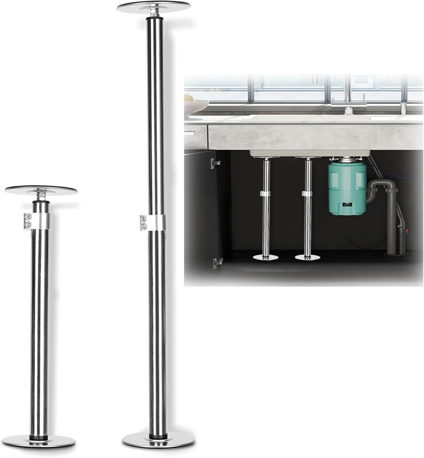 Undermount Sink Brackets for Kitchen,Undermount Sink Support,Adjustable ...