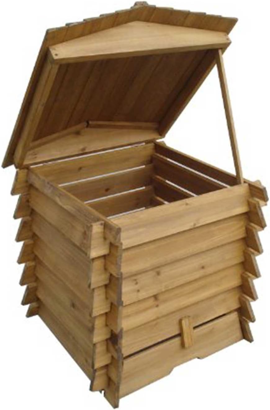 Wooden Beehive Composter - 328 Liter Capacity : Amazon.co.uk: Garden