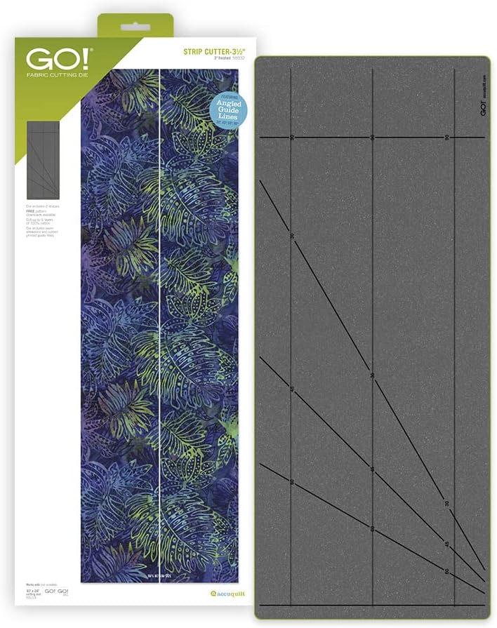 Amazon.com: Accuquilt GO! Strip Cutter-4 (3 1/2" Finished)