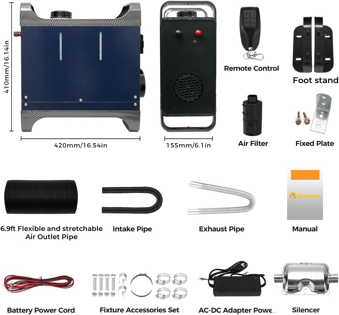 Sunster 8KW Portable Diesel Heater User Manual