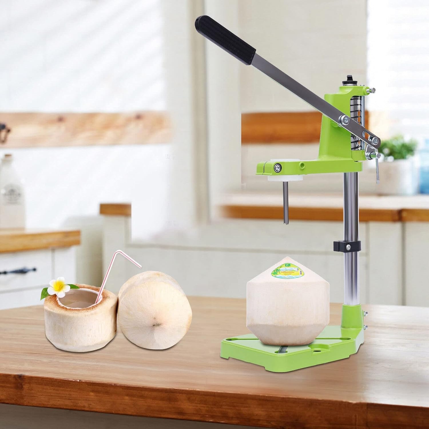 Amazon.com: Coconut Open Machine Benchtop,Commercial Manual Young ...
