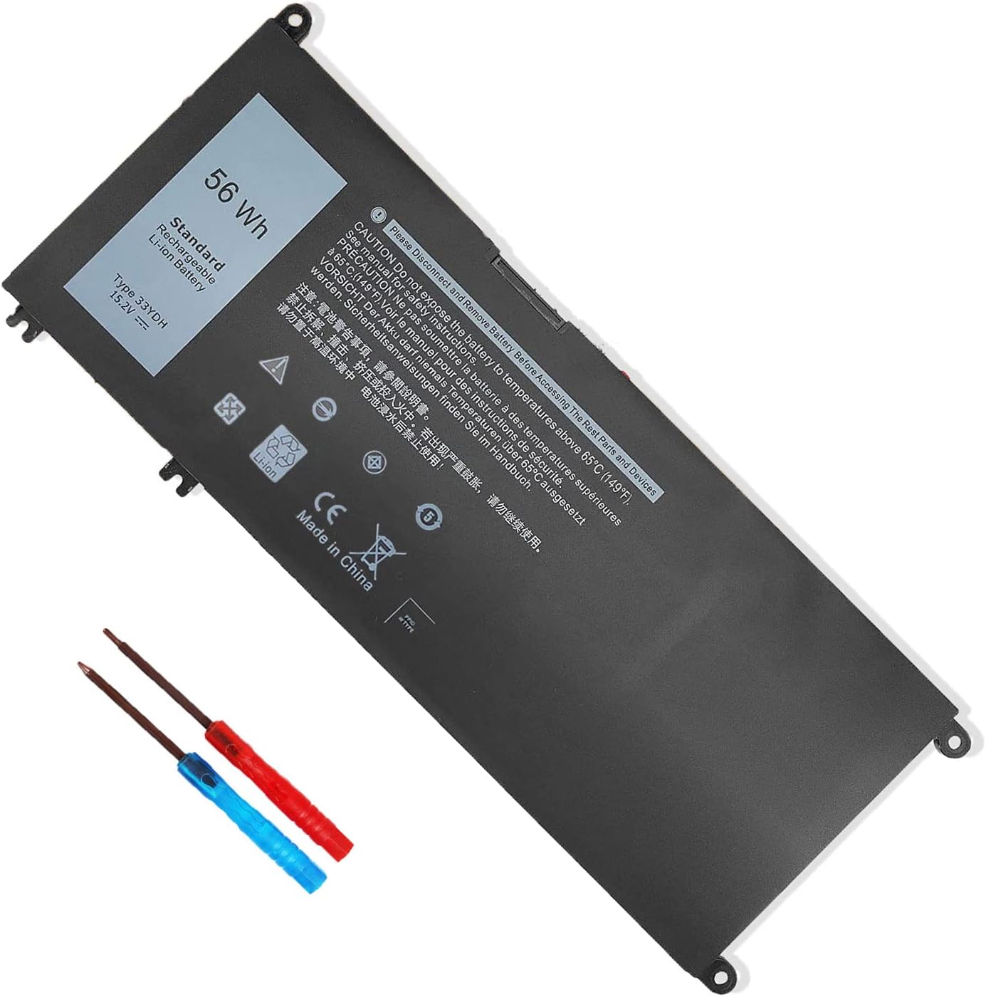 Amazon.com: 56WH 33YDH Battery for Dell Inspiron 17 7000 7773 7778 7779 ...