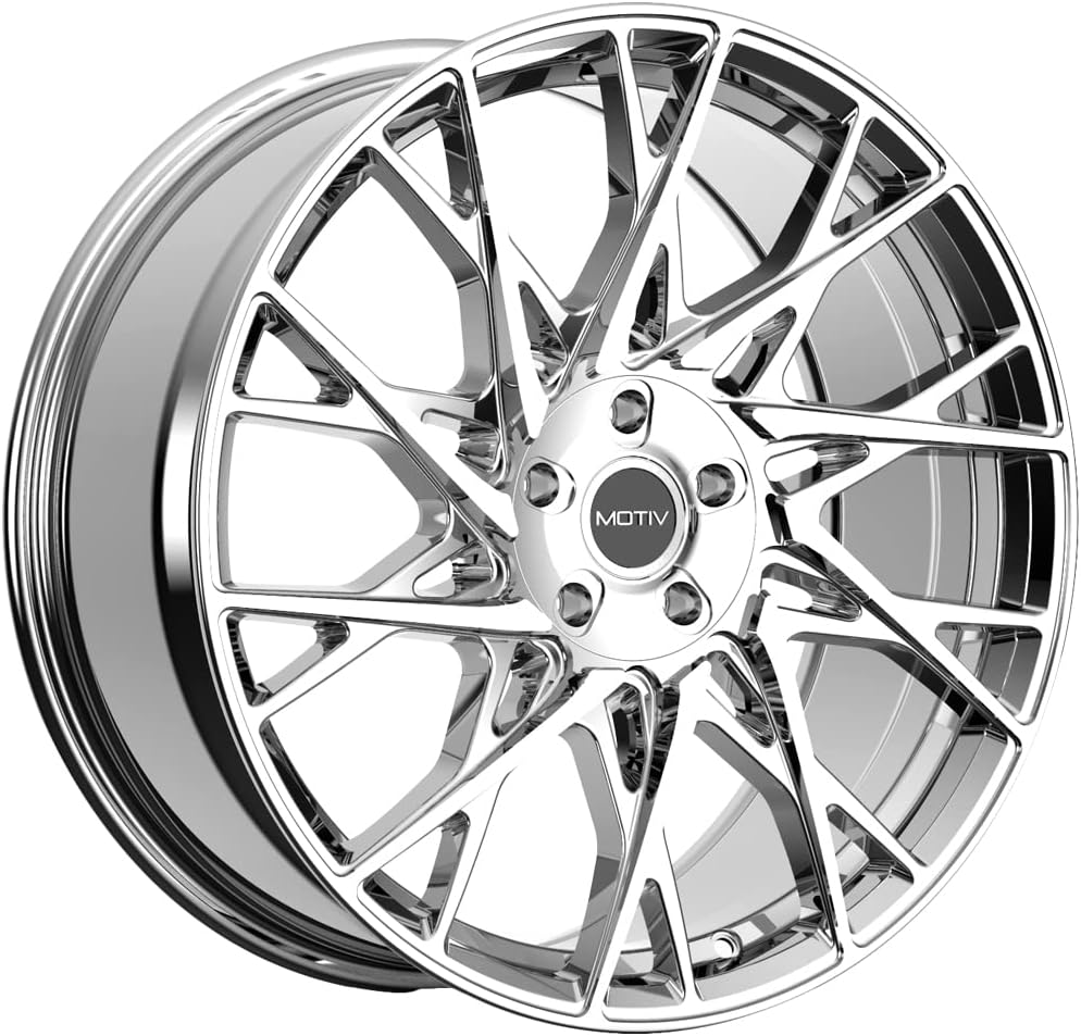 Amazon.com: Motiv 430C 18x8 5x4.5"/5x120 +40mm Chrome Wheel Rim 18 ...