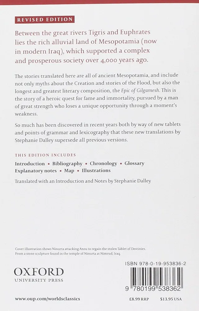 Myths from Mesopotamia: Creation, the Flood, Gilgamesh, and Others ...