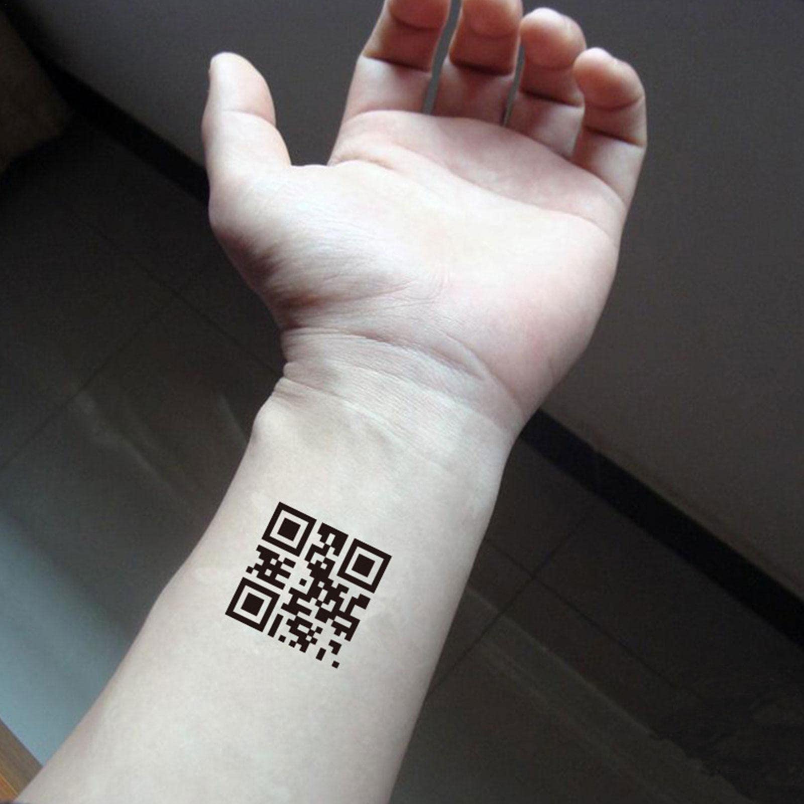 Scannable Qr Code Tattoos