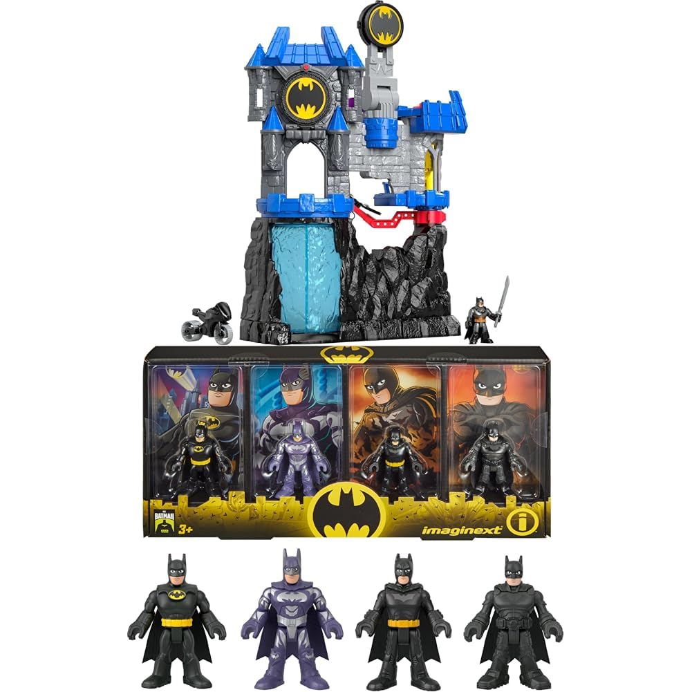 Amazon.com: Bundle of Fisher-Price Imaginext DC Super Friends Wayne ...