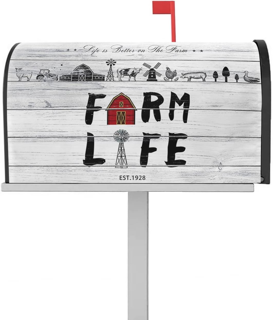Amazon.com: TweetyBed Mailbox Covers Magnetic Farm Life Letter Post Box ...