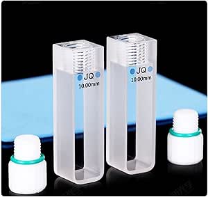 Quartz Thread Airtight Cuvette 3.5ml Capacity Pathlength 10 Mm For UV ...