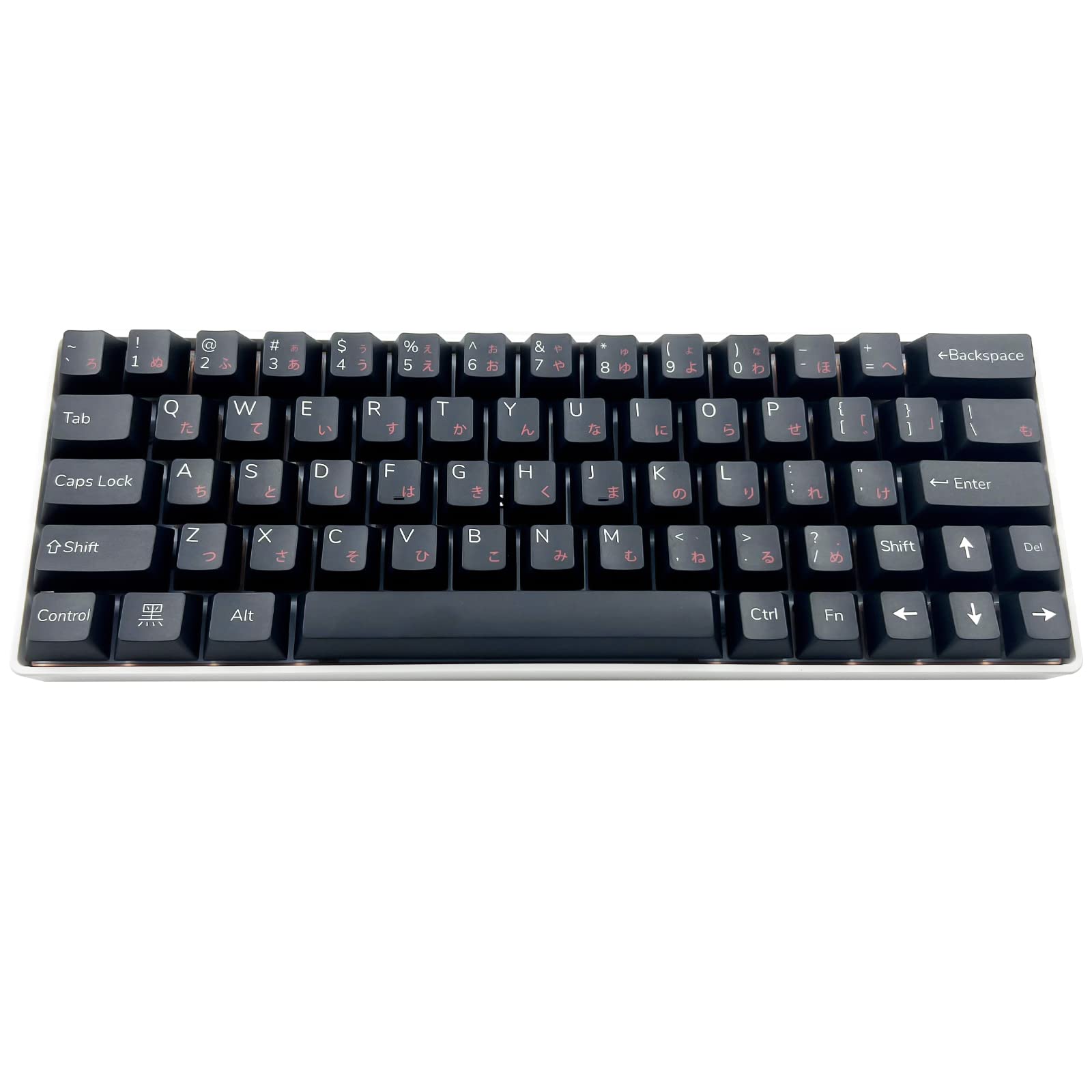 Buy PBT Dye Sublimation Japanese Keycaps 135 Keys GMK Black Samurai ...