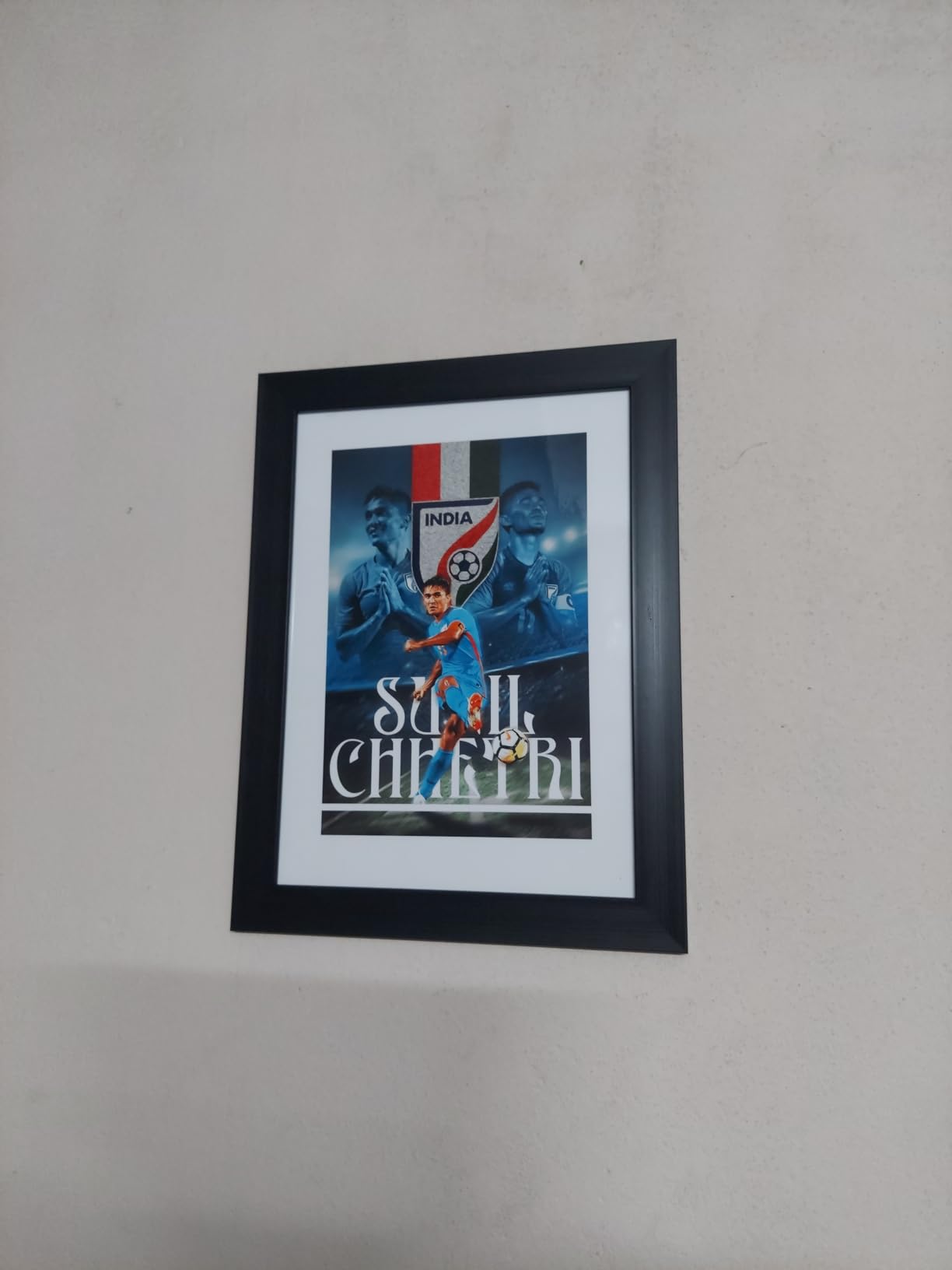 TenorArts Sunil Chhetri Poster Indian Football Captain Inspirational ...