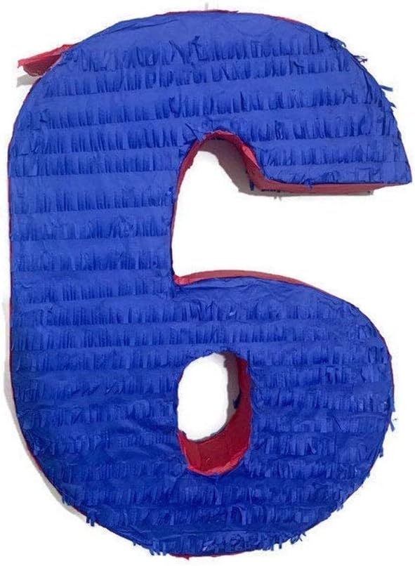 Amazon.com: IPINATA Blue Number Six PinataA : Toys & Games