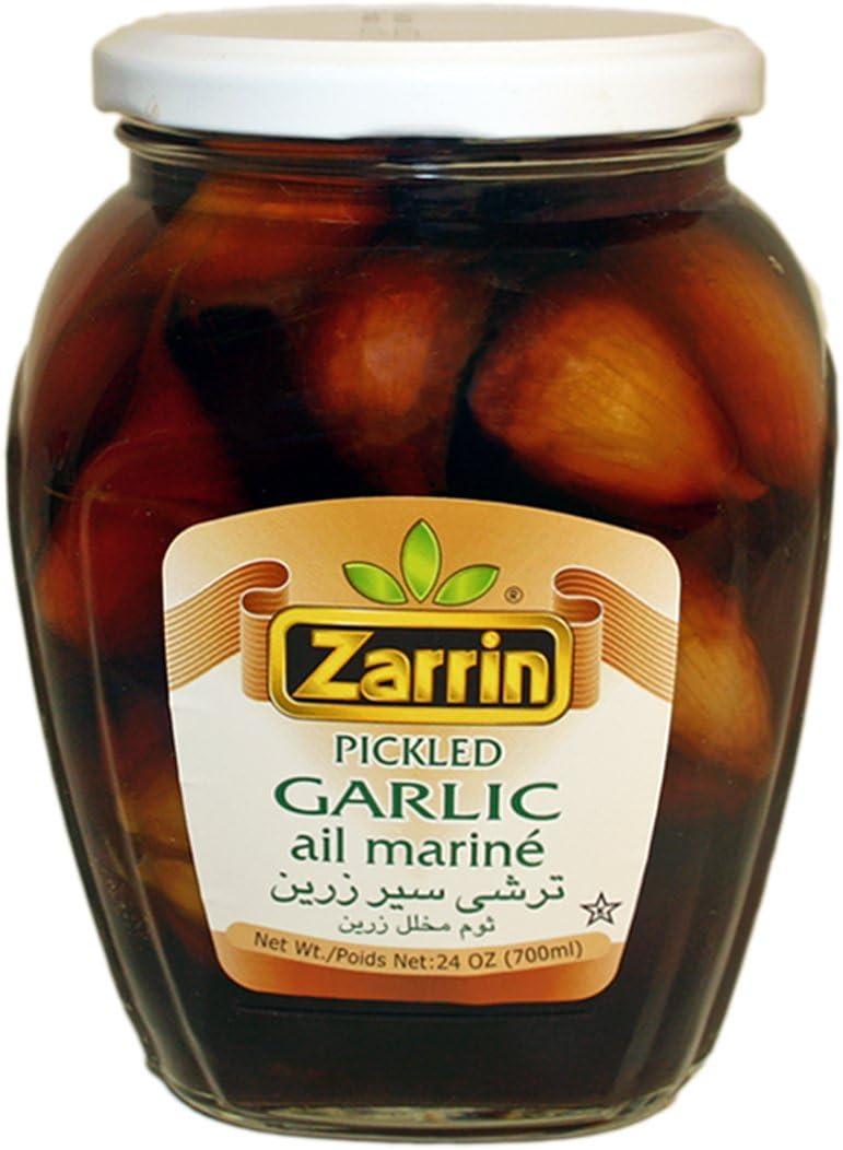 Amazon.com : Zarrin - Pickled Garlic, 24 Oz (700ml) : Grocery & Gourmet ...