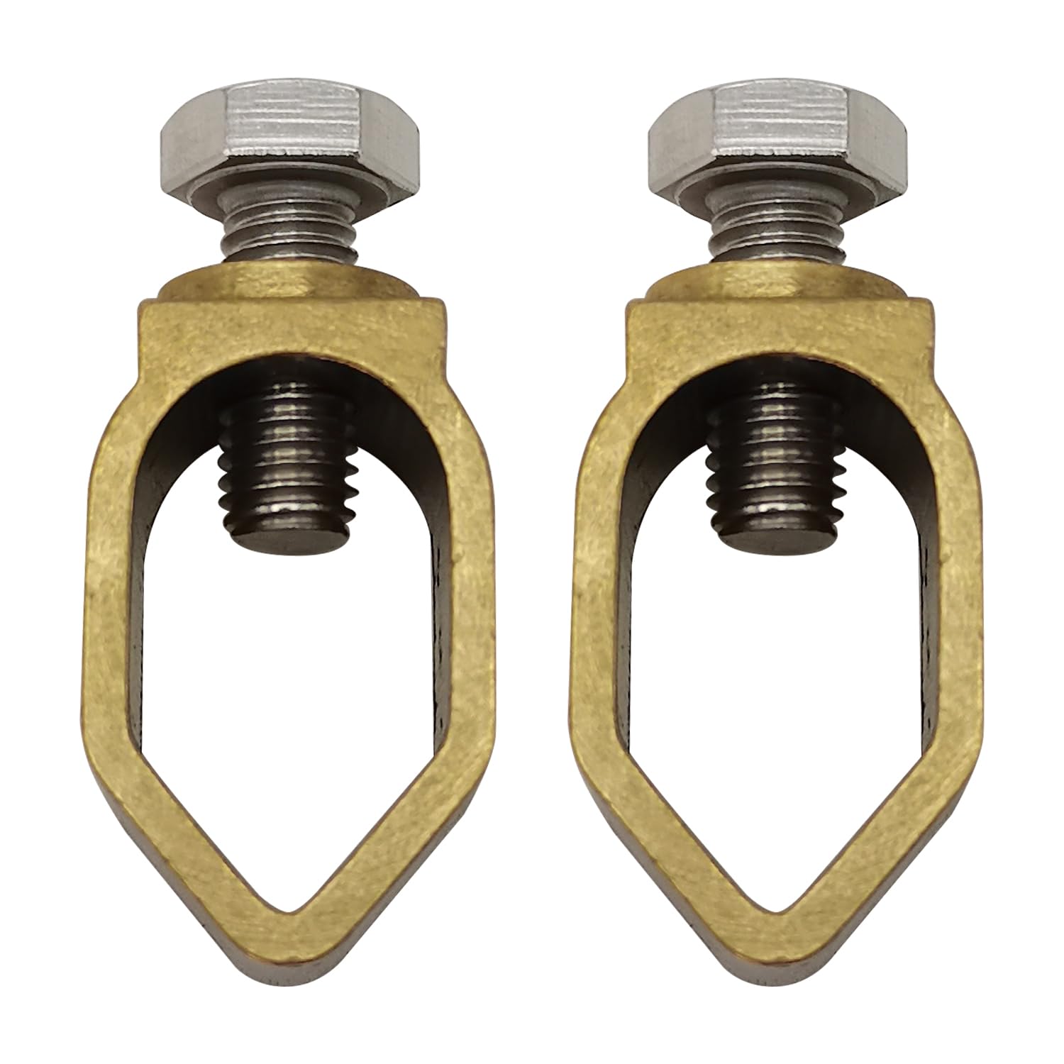 Copper Ground Rod Clamps Grounding Clamp Direct Burial 5/8 inch (2 ...