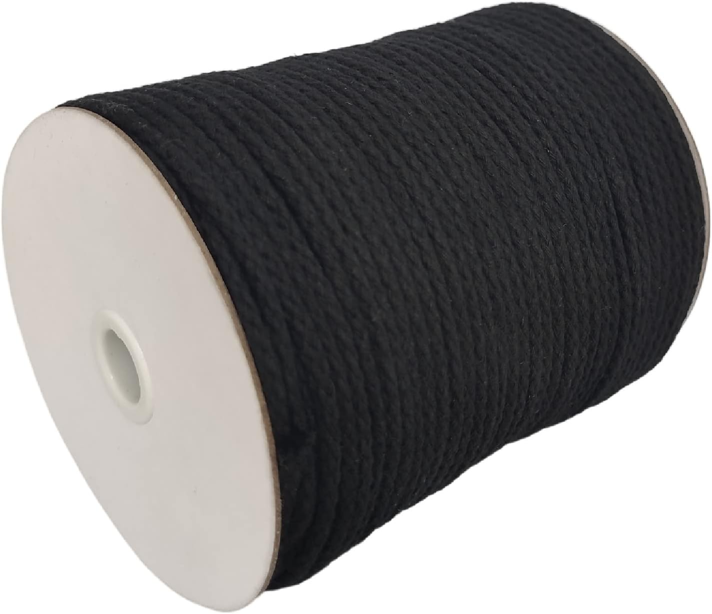 Amazon.com: CAQUBO 4mm Braided Cotton Macrame Cord, 172 Yards, Black ...