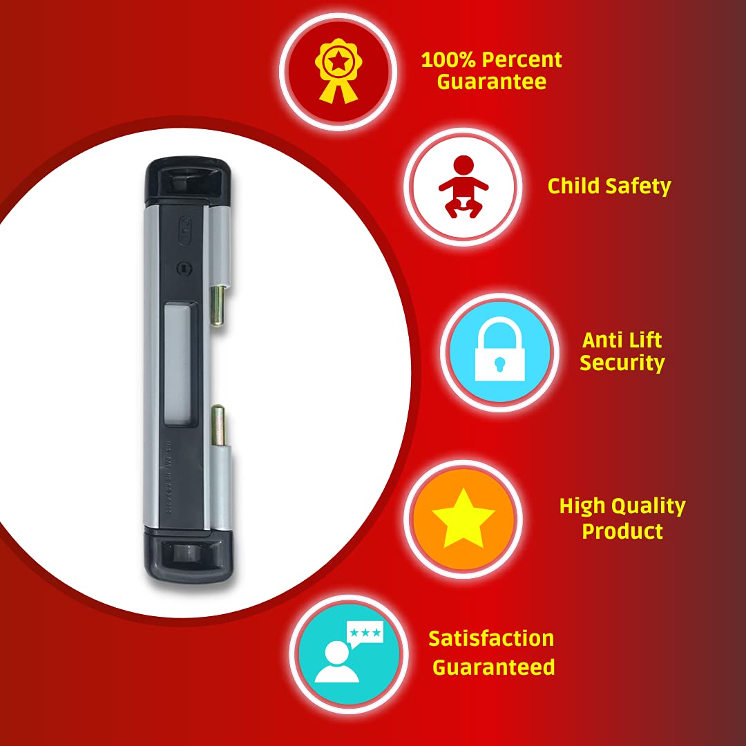 CAL Double Bolt Lock - Sliding Patio Door Locks - Child Proof Sliding ...