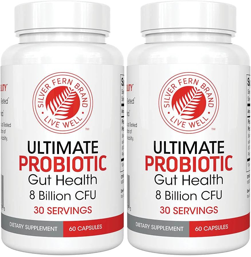 Amazon.com: Silver Fern Ultimate Probiotic Supplement Vegicaps - Daily ...