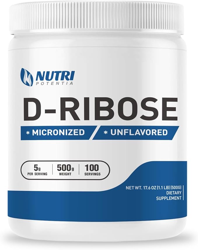 Amazon.com: Pure D-Ribose Powder - Ribose Powder Supplement, Supports ...