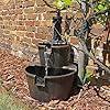 Holz Design Springbrunnen DSB1 für Balkon Terrasse Garten ...