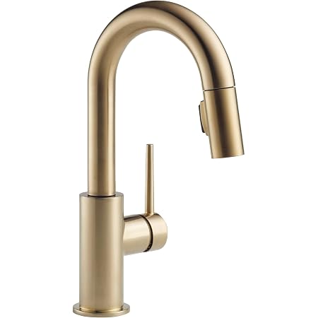Delta Faucet Trinsic Gold Bar Faucet, Gold Bar Sink Faucet Single Hole ...