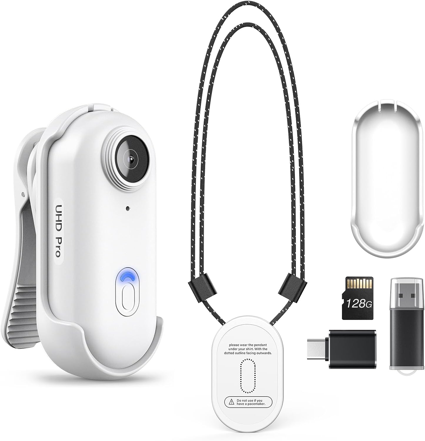 Amazon.com: BOBLOV W4 2K Mini Body Camera, Wearable 128GB Camera with ...