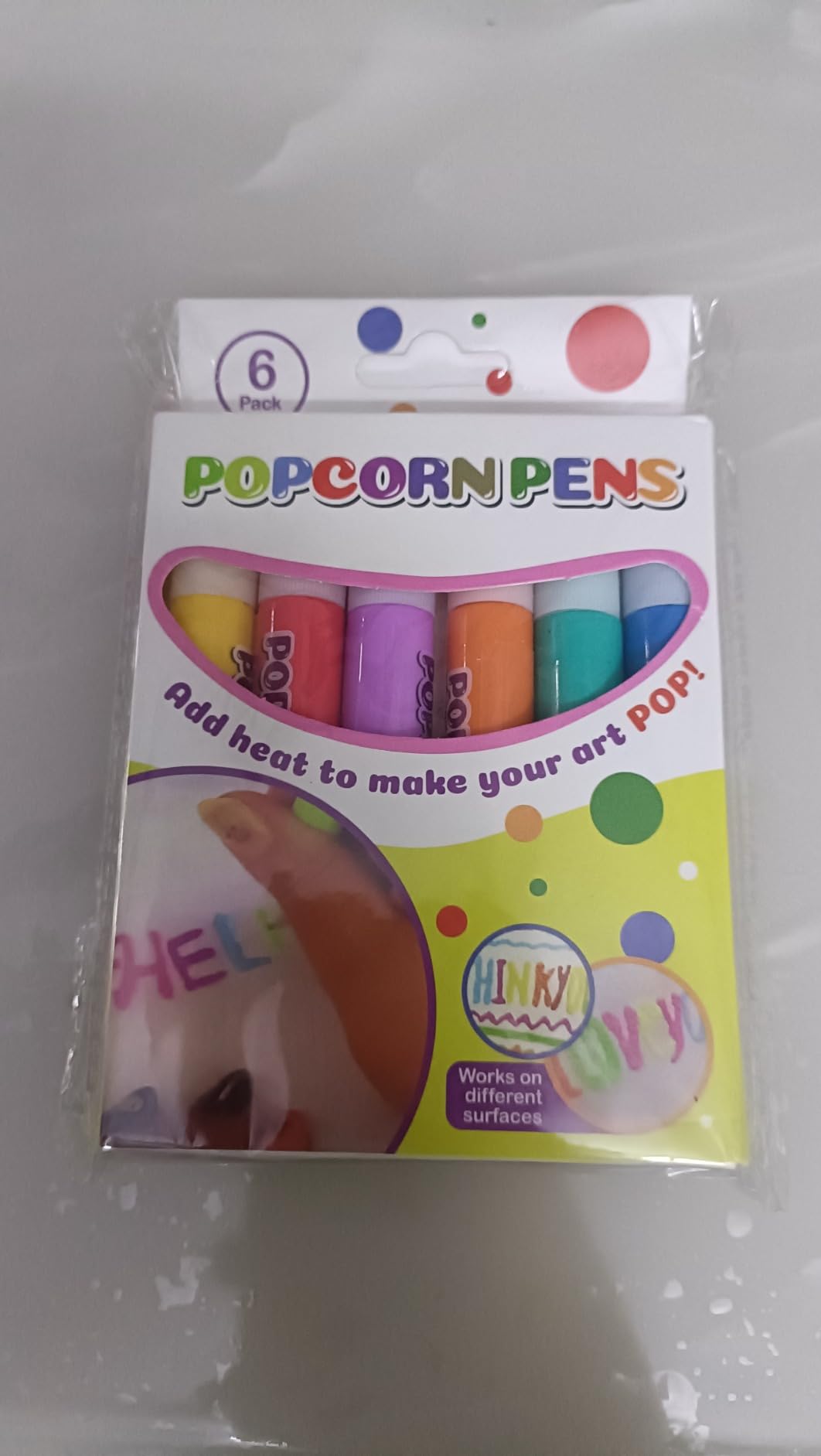 SAMVARDHAN Popcorn Drawing Pen Magic Puffy 3D DIY Colorful Art Safe ...