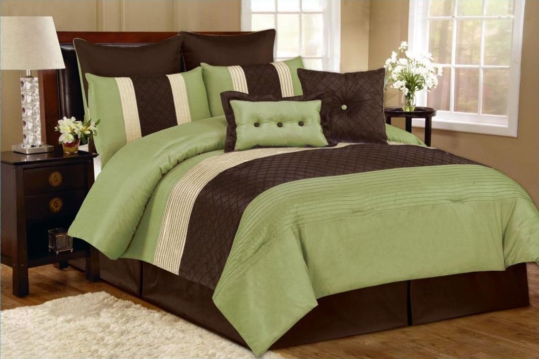 Amazon.com: Duck River Textile Tuscany Queen Comforter Set, Green ...