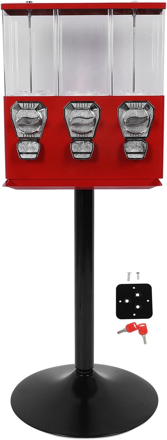Candy Vending Machine, Candy Machine Dispenser with Stand Anti Theft ...