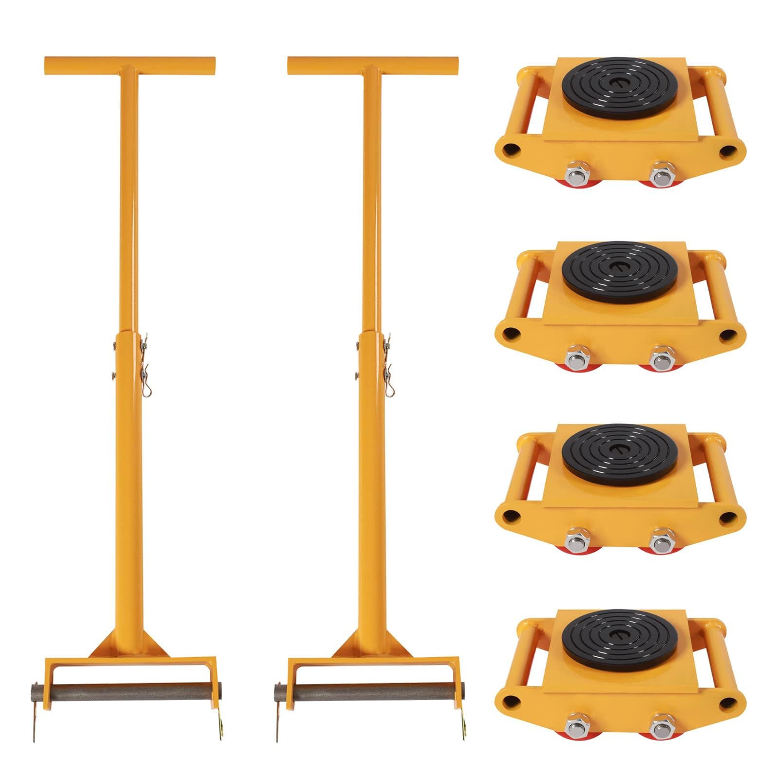Amazon.com: 4PCS Machine Skates with 2 Handles, 6T Heavy Duty Machinery ...