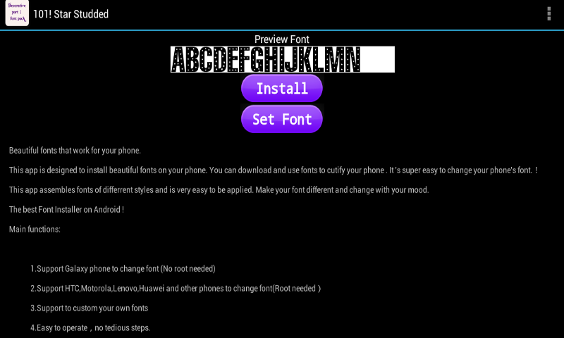 Decorative Part 1 Font Pack - App on Amazon Appstore