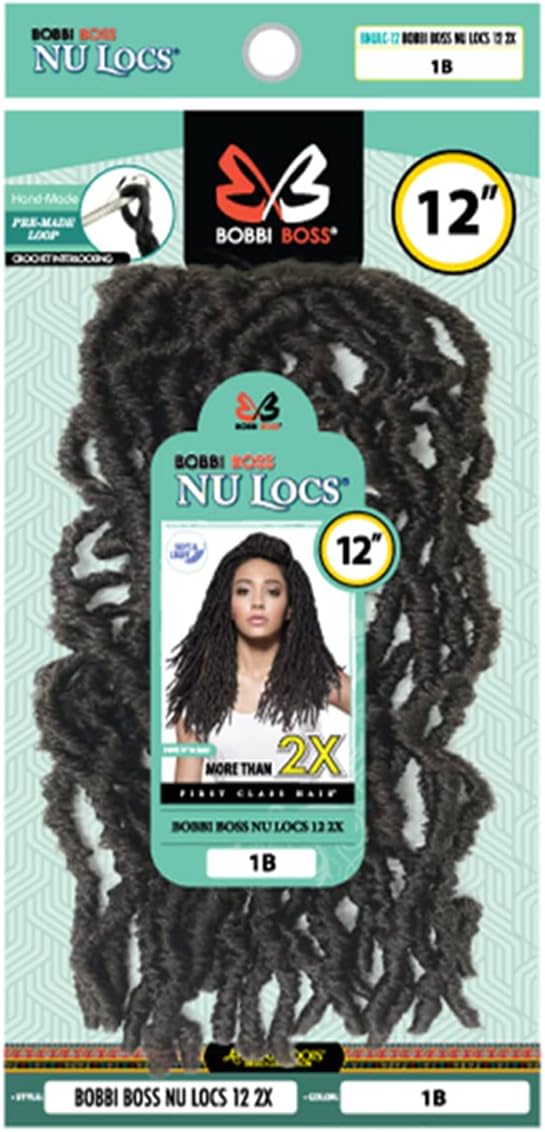 Amazon.com : Bobbi Boss Pre-Looped Crochet Braids BNULC12 African Roots ...