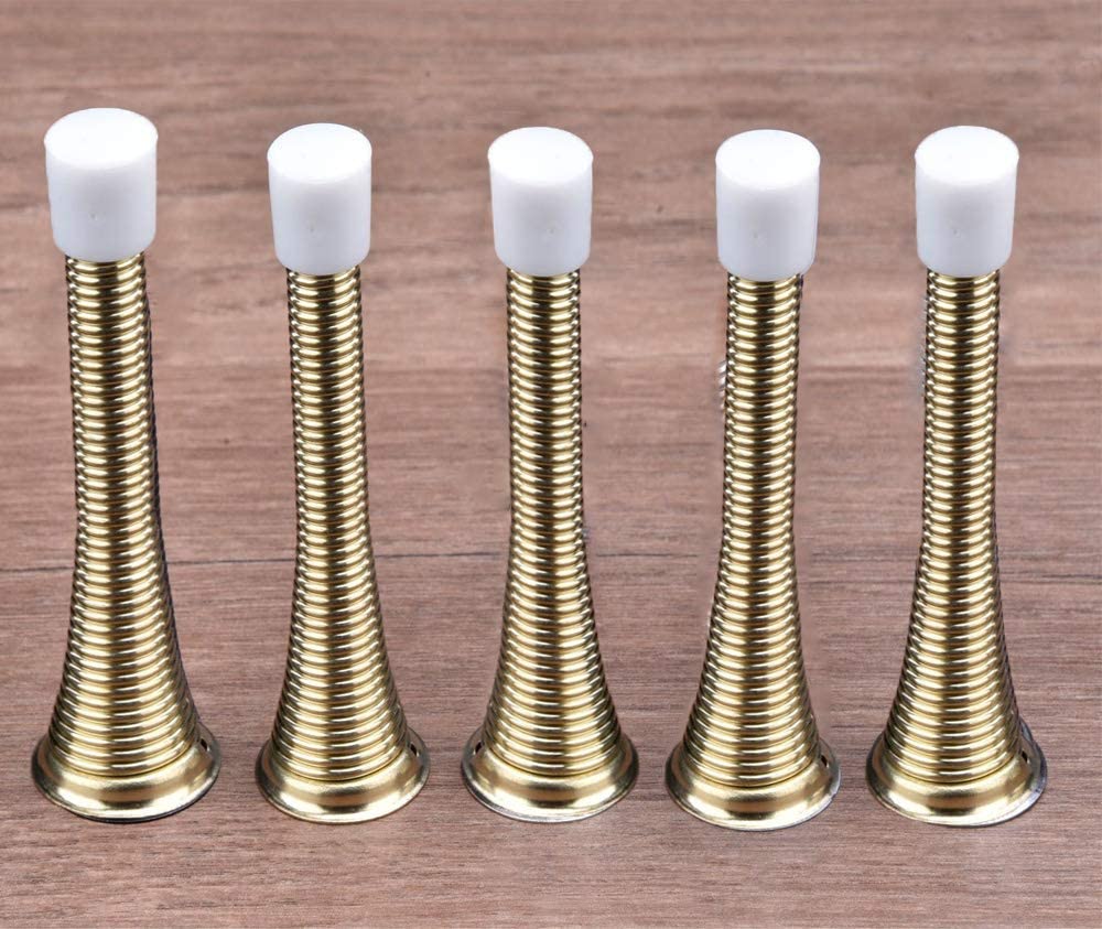 Snapklik.com : KISEER 16 Pack Spring Door Stops 3 1/4 Flexible Heavy ...