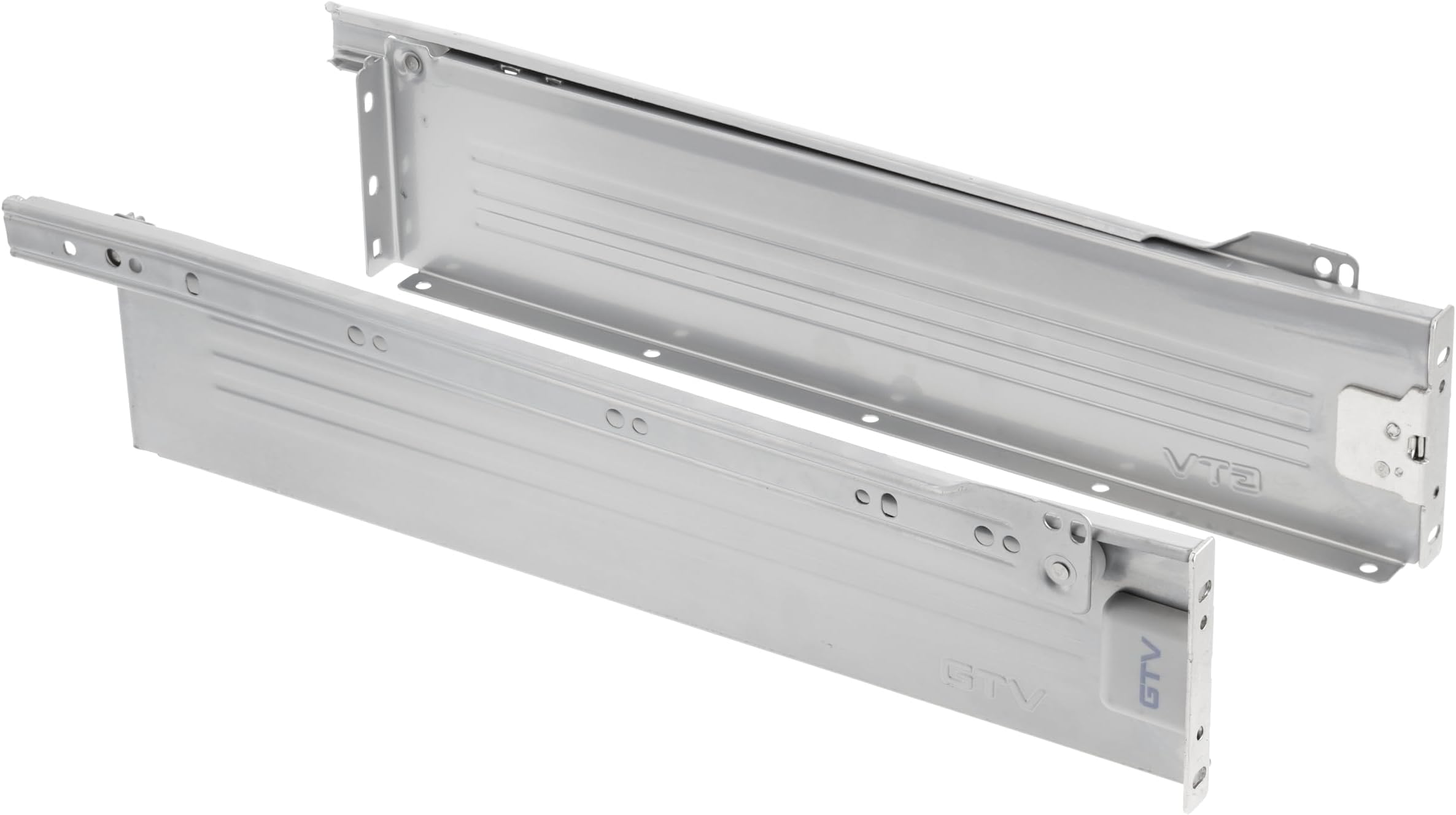 Metabox Metal Drawers Sides/Runners Slides Rollers Set - 5 Sizes ...