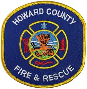 Amazon.com: Howard County Fire Rescue Maryland MD Patch T4A