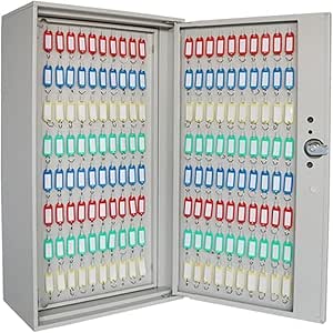 Amazon.com: UPWONEA Large Capacity Key Locker, Wall-Mounted Key Storage ...